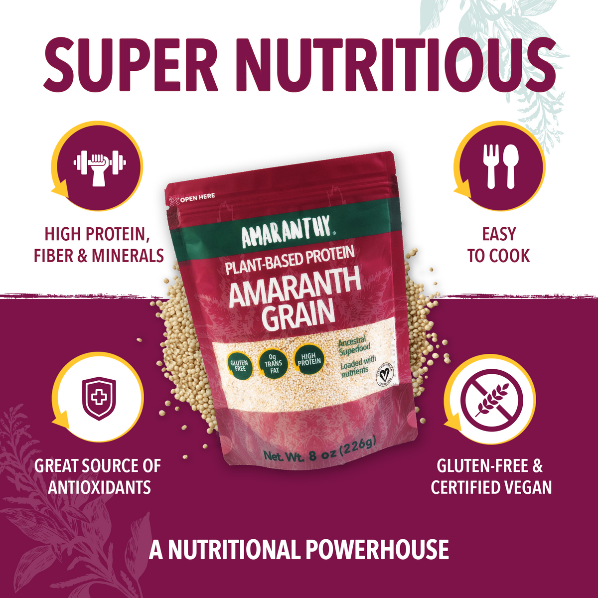 Amaranth Grain - 4 pack – Amaranthy